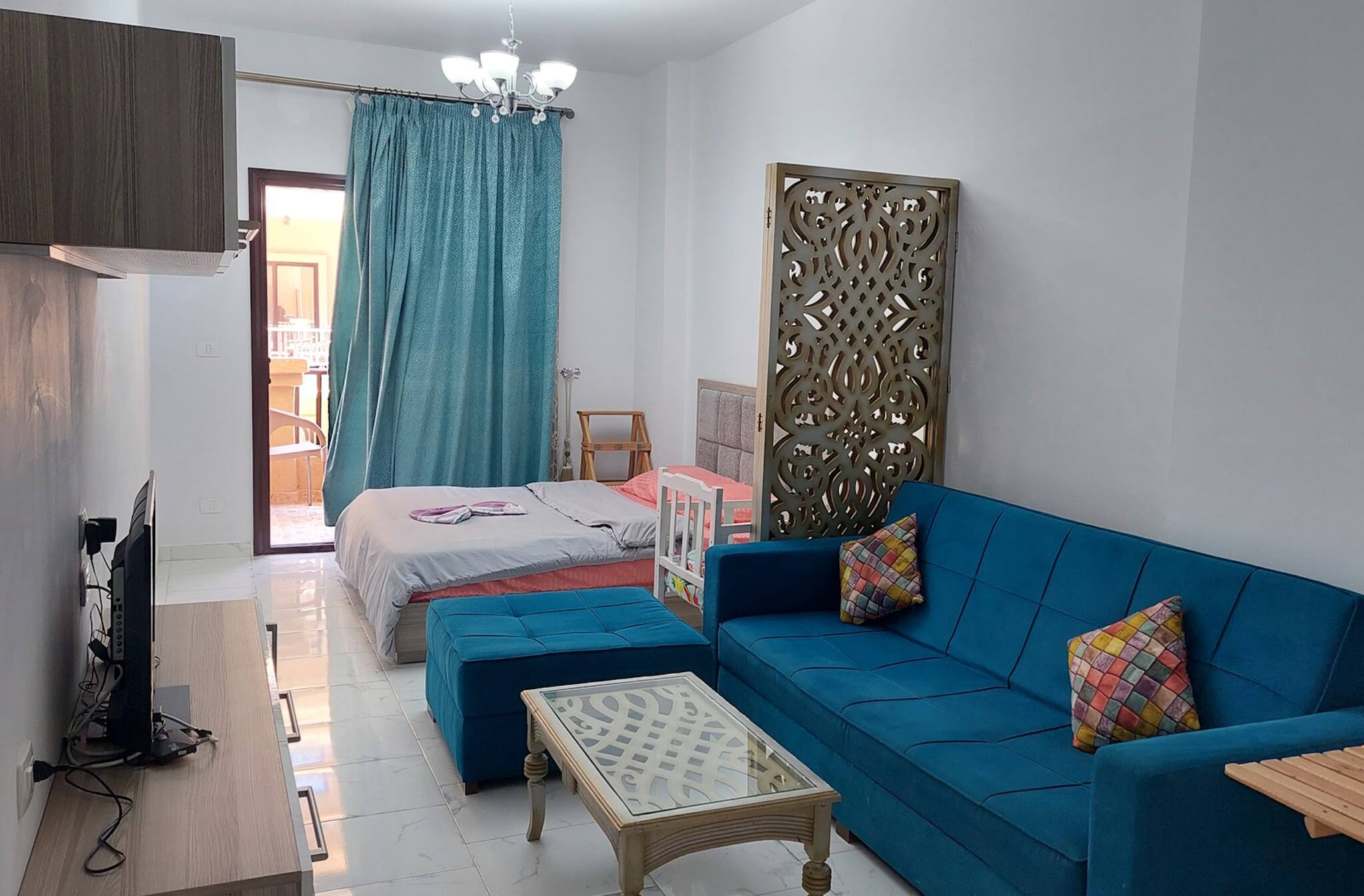 1br Apartment •Side Sea View • Pool •Turtles Beach - Egypt