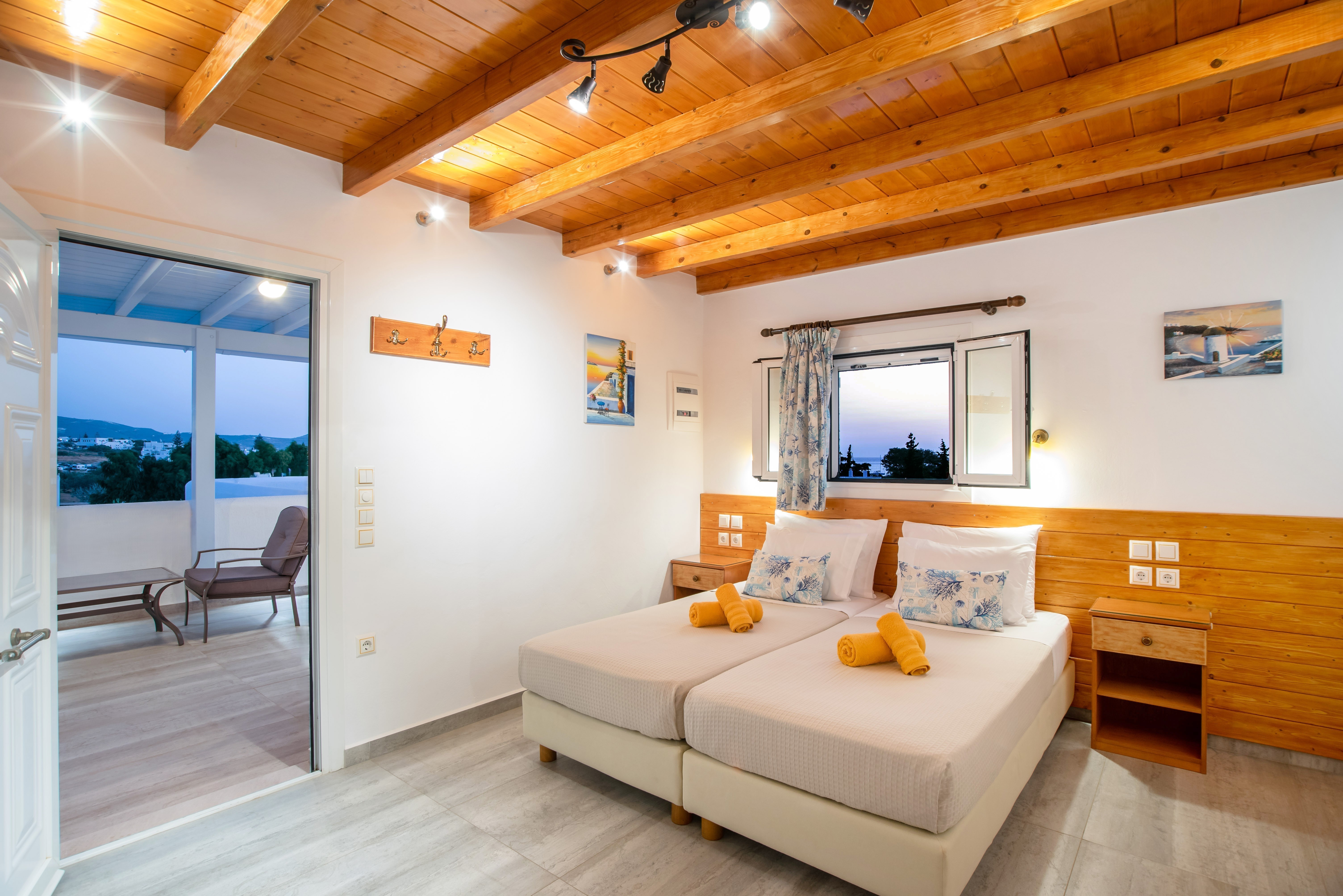 Third Floor With Sea View Double Or Twin Room With Private Terrace - Paros