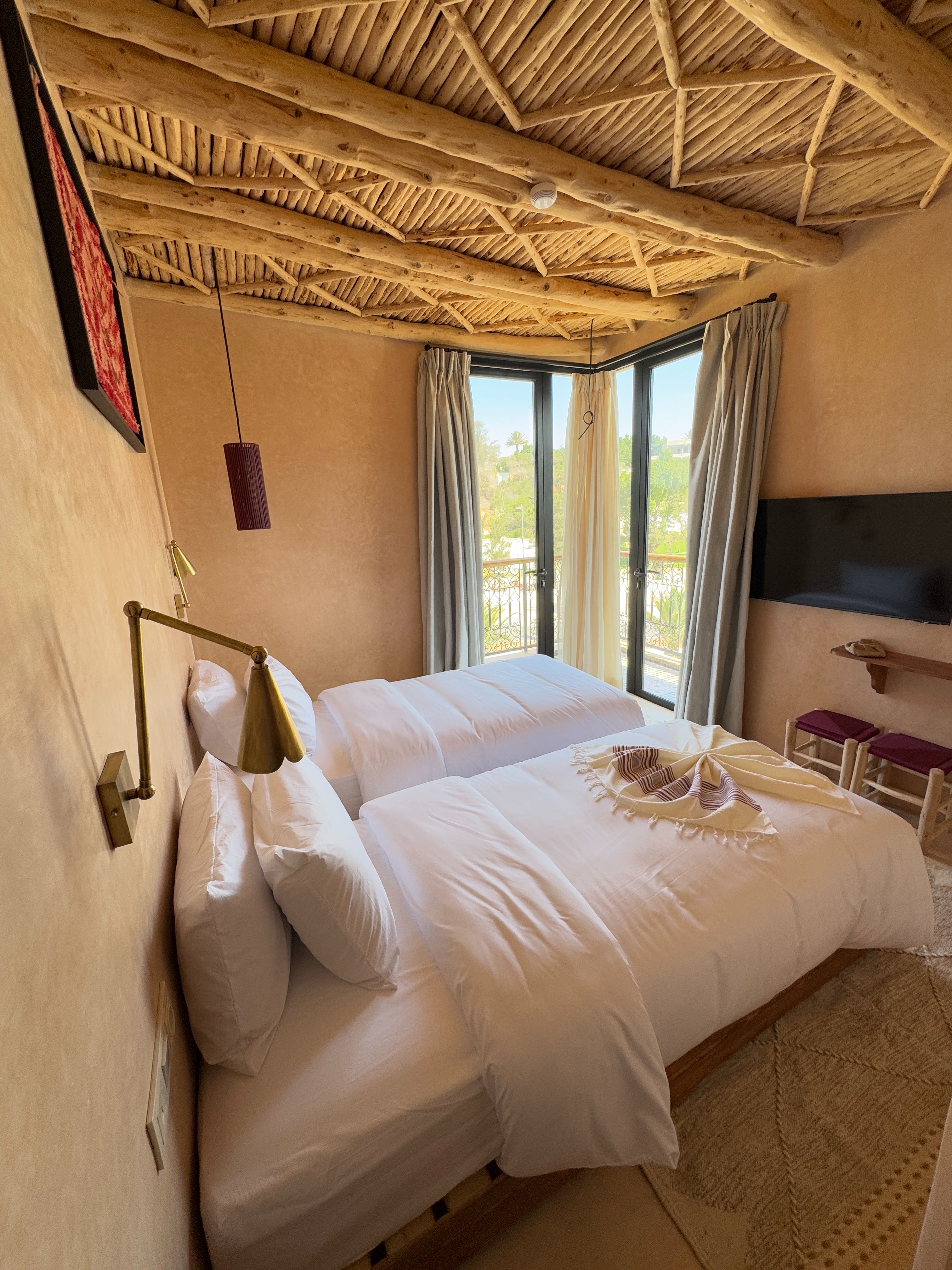 Chambre Twin Style Avec Salle De Bain Privée à Agadir - Agadir