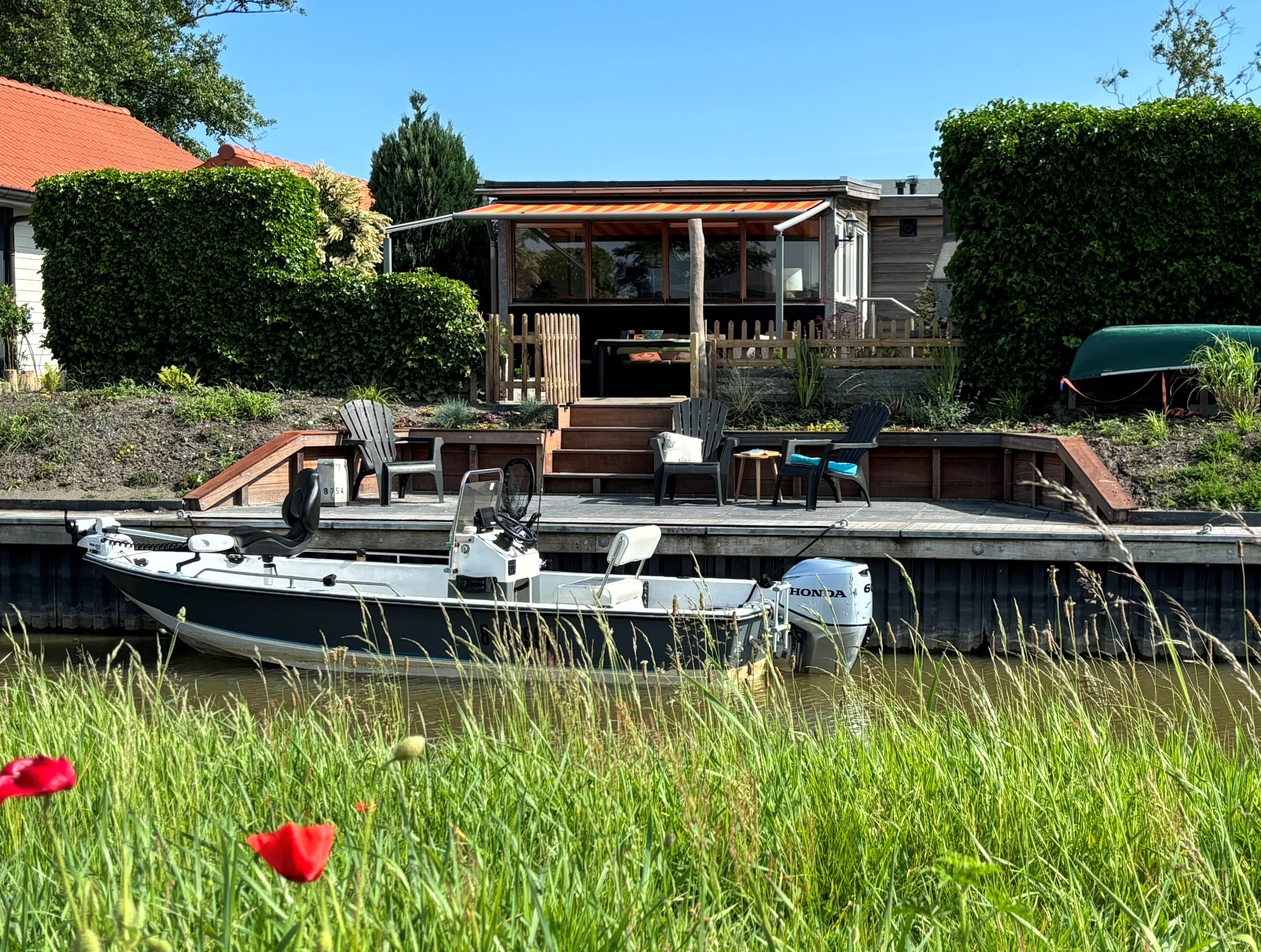 4 Pers House Cecil With Own Fishing Spot On A Dutch Chanel - Ameland