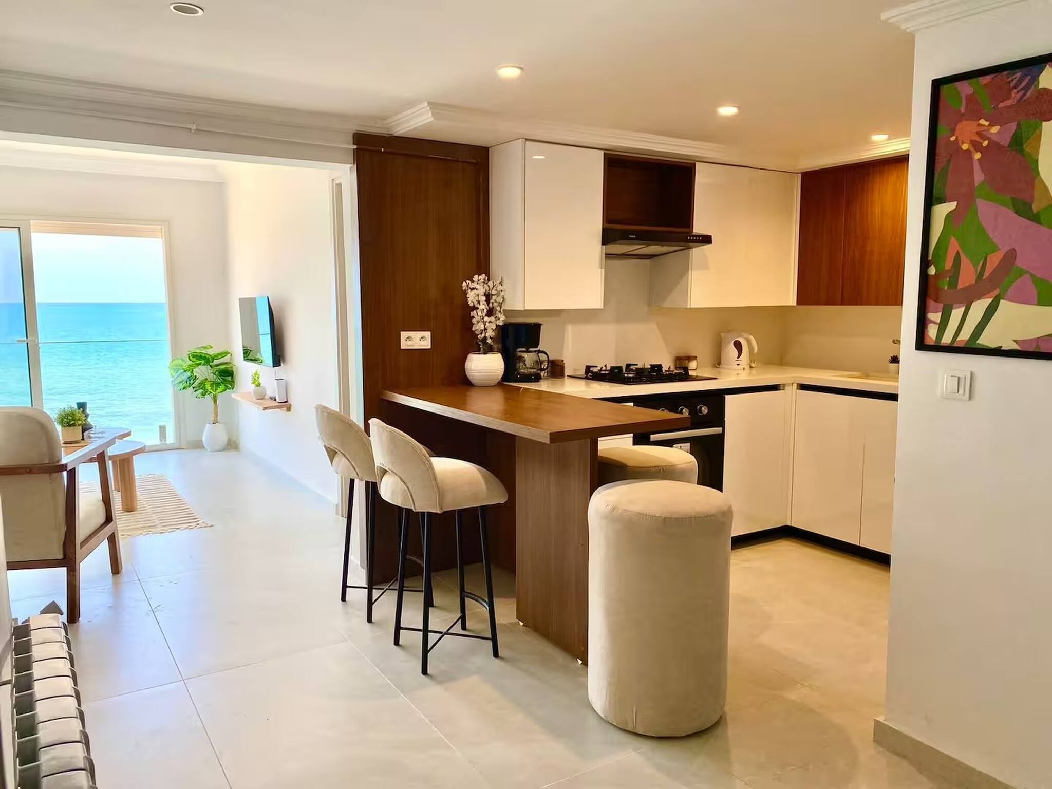 L'écume Blanche - Appartement Les Pieds Dans L'eau - Tunisie