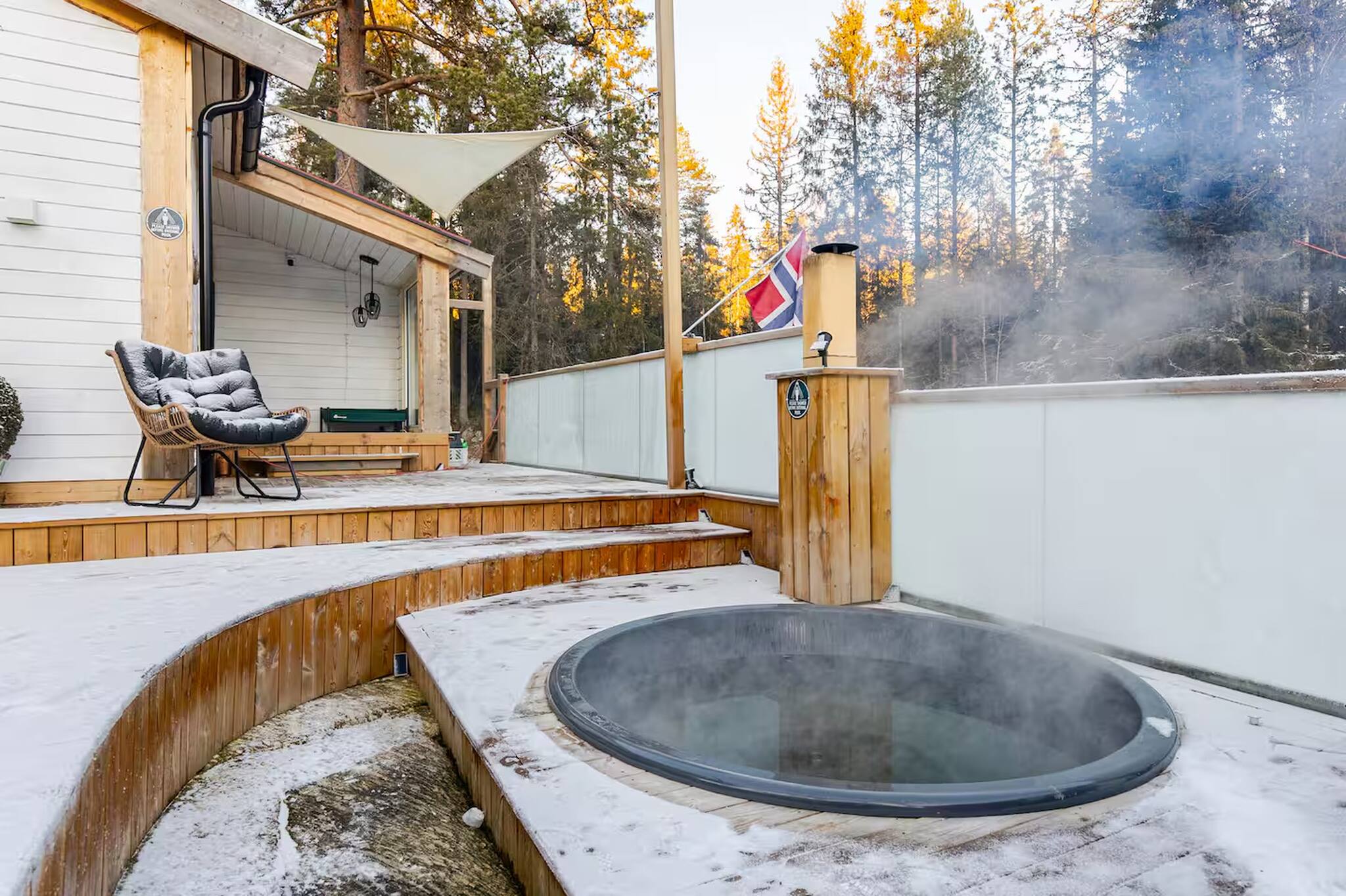 Oslo Wildwood Lodge - Bain à Remous Extérieur - Oslo