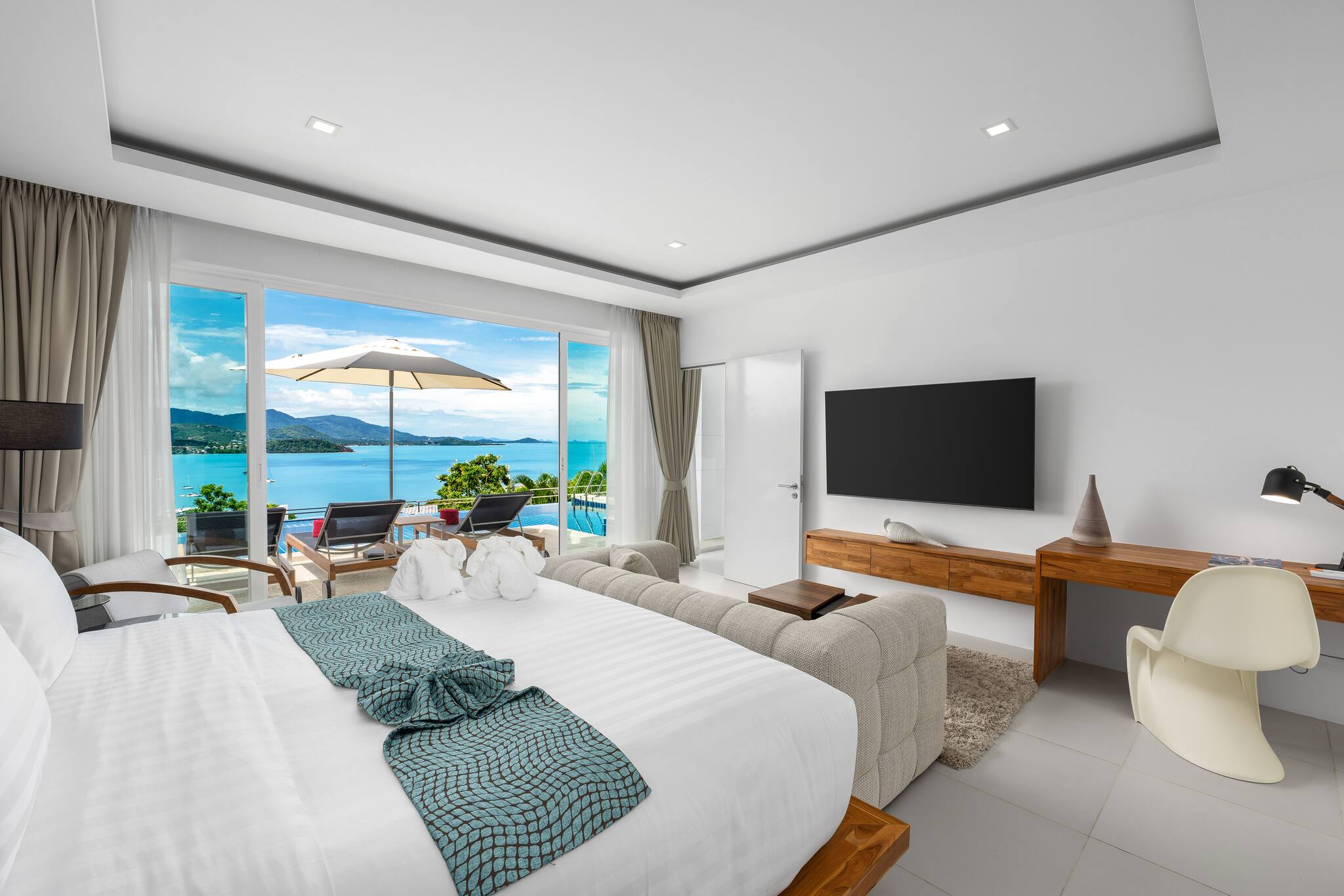 Appartement De Luxe Avec Vue Sur La Mer Ab à Unique Residences - Ko Samui