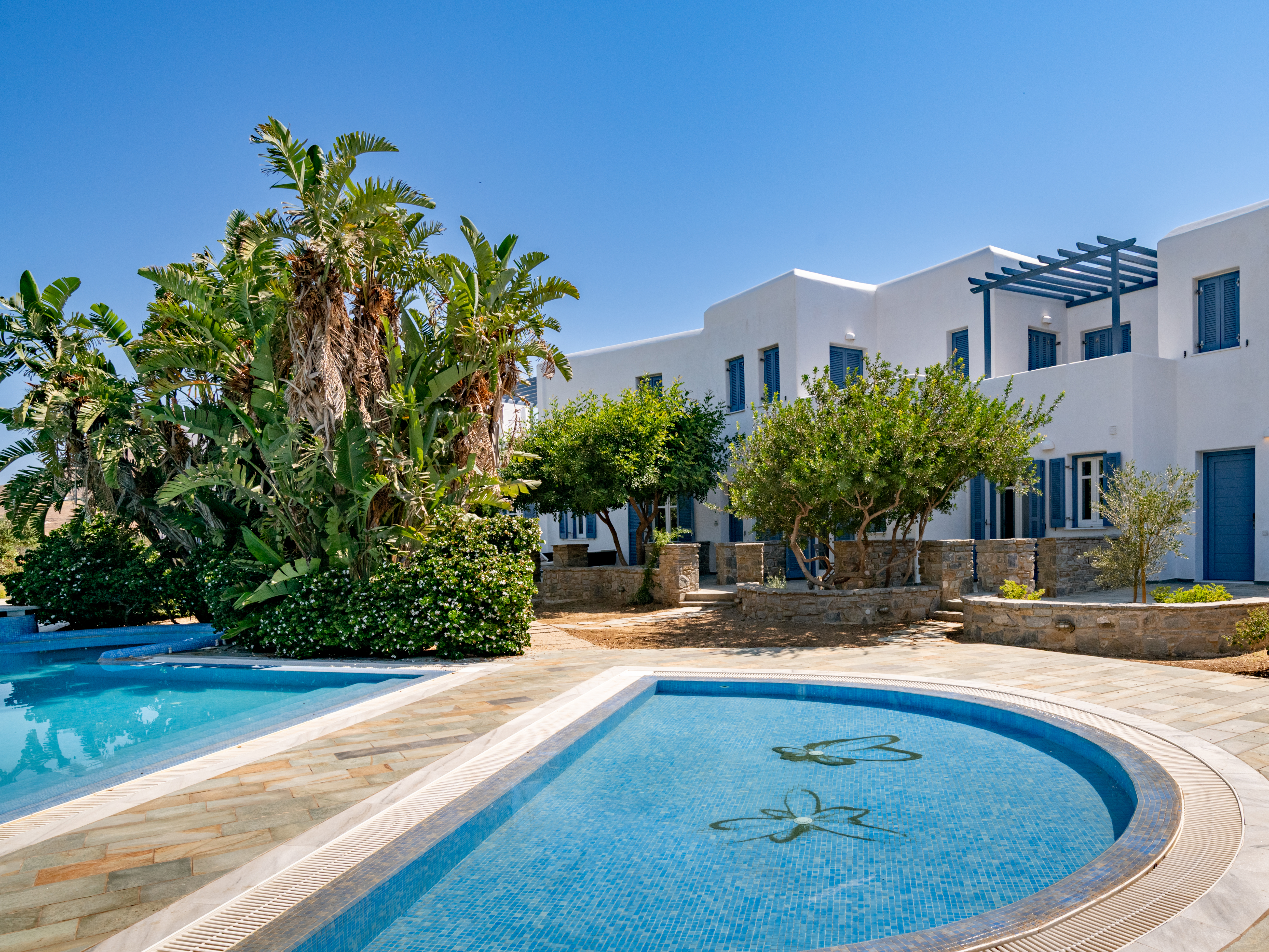 Sanders Paros Gardens - Lindo Apartamento De 1 Dormitorio Con Patio - Paros