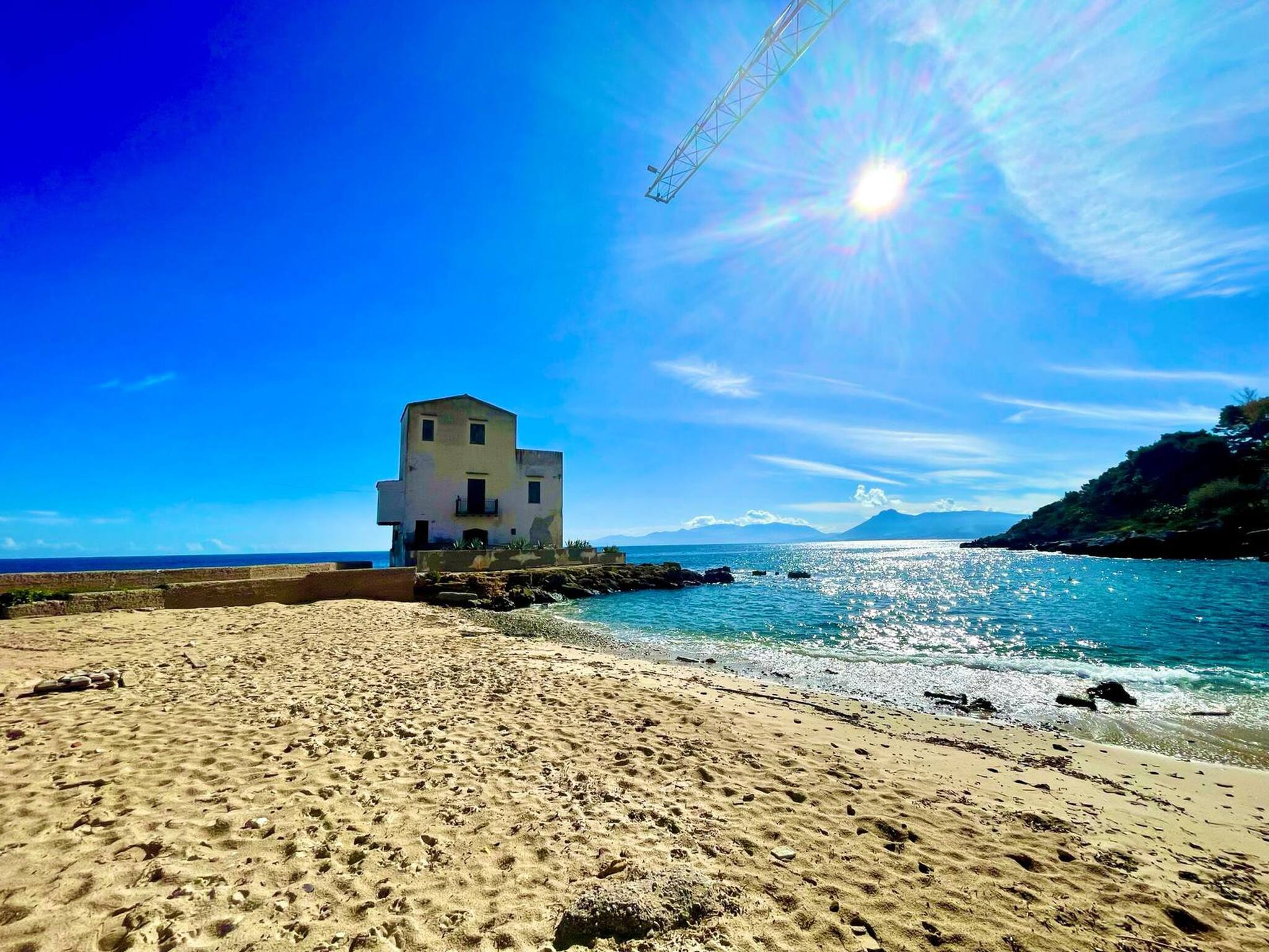Seafront House Le Finestre Sul Mare With Balcony - Santa Flavia