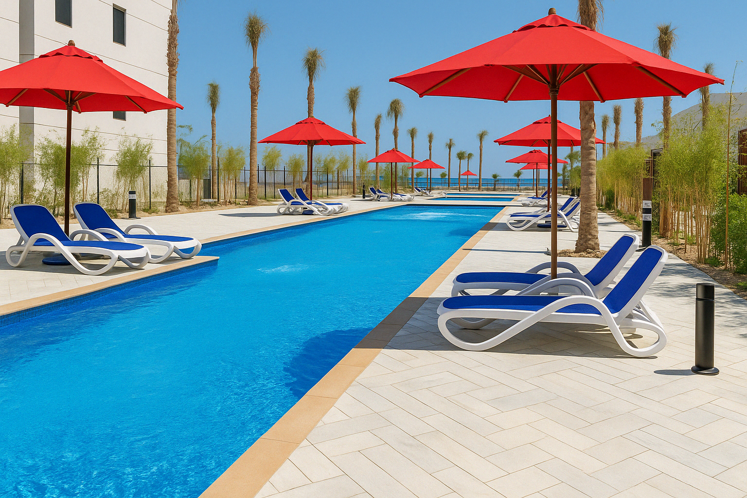 Relájese En La Costa En Porto Said Chalets - Egipto