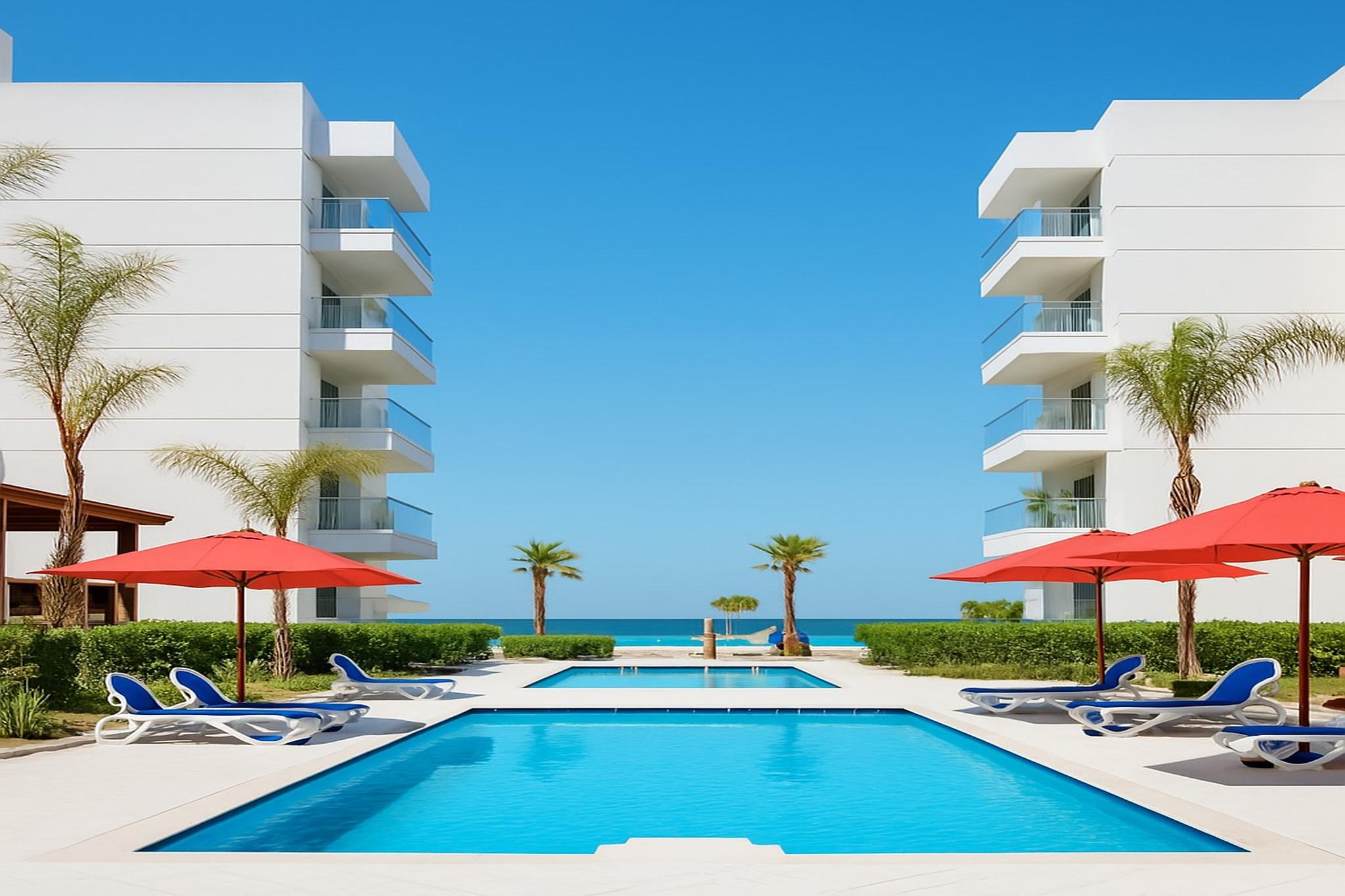Exclusivos Chalets Junto A La Playa En Porto Said Resort - Egipto