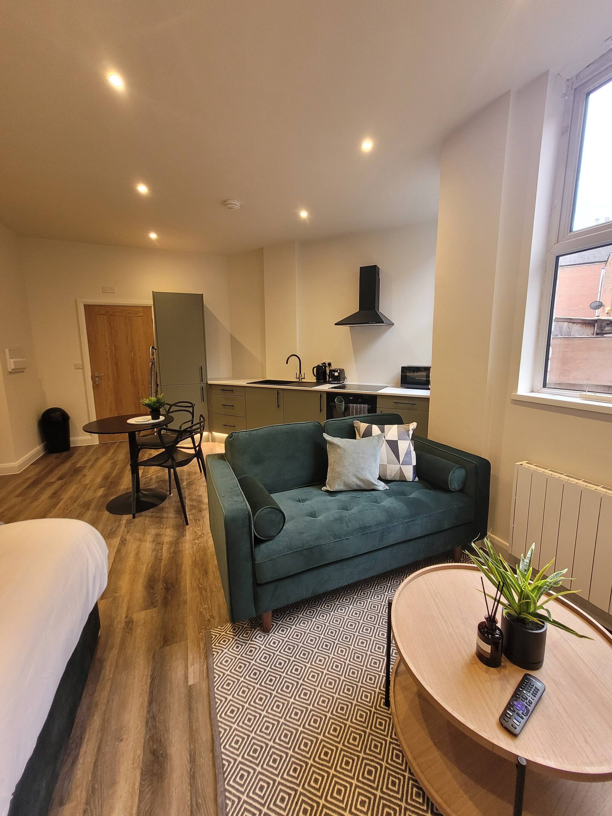 Harmony 4 - Cosy Studio Apt Near Dmu & City Center - Leicester