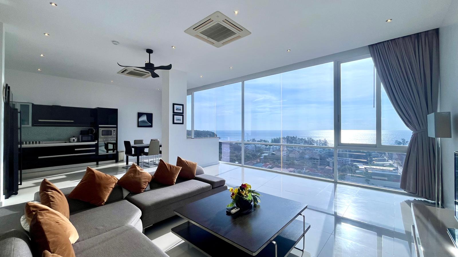 A2-stunning Seaview 4brs3baths Duplex Karon City - Kata Beach