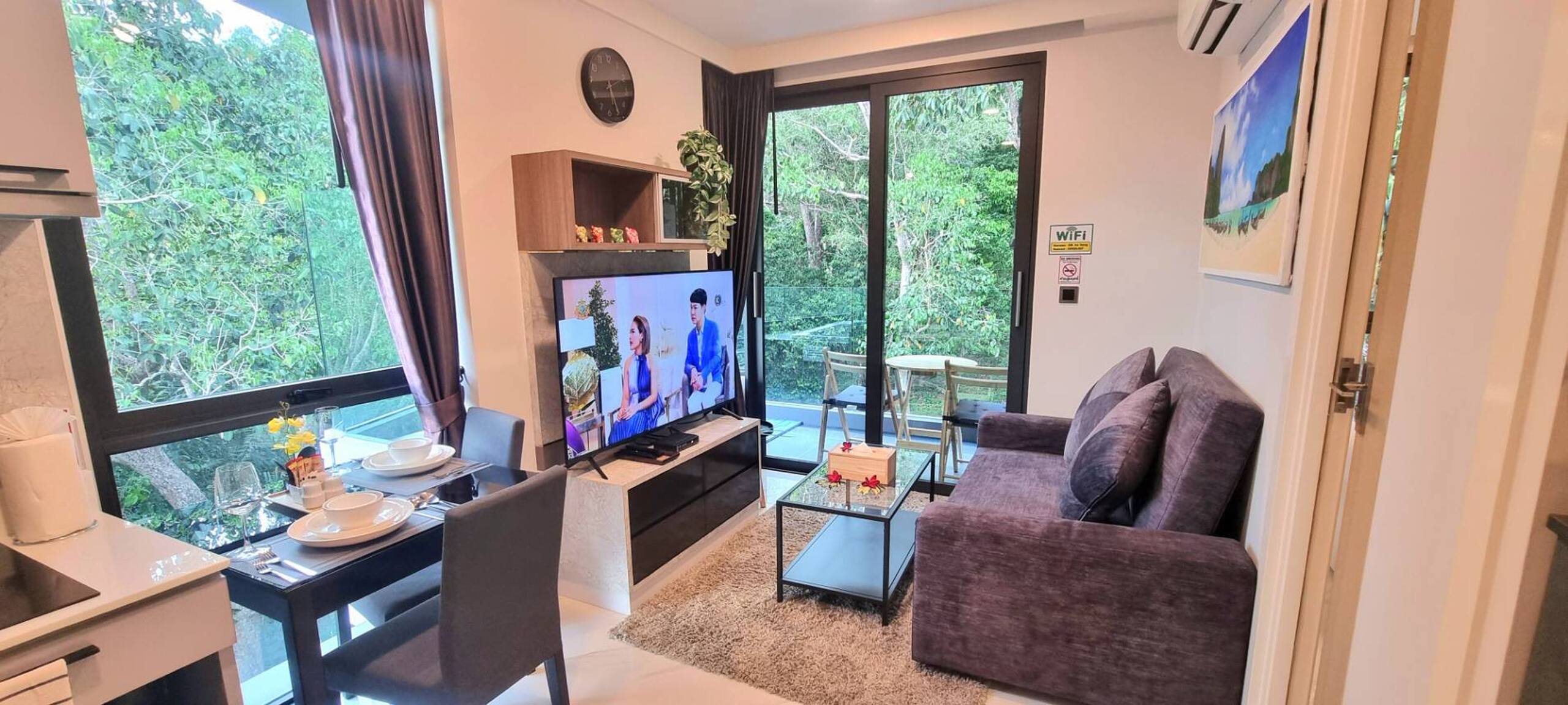 A504-penthouse Forest View 1br1bathnice Bath Tub - Ao Nang