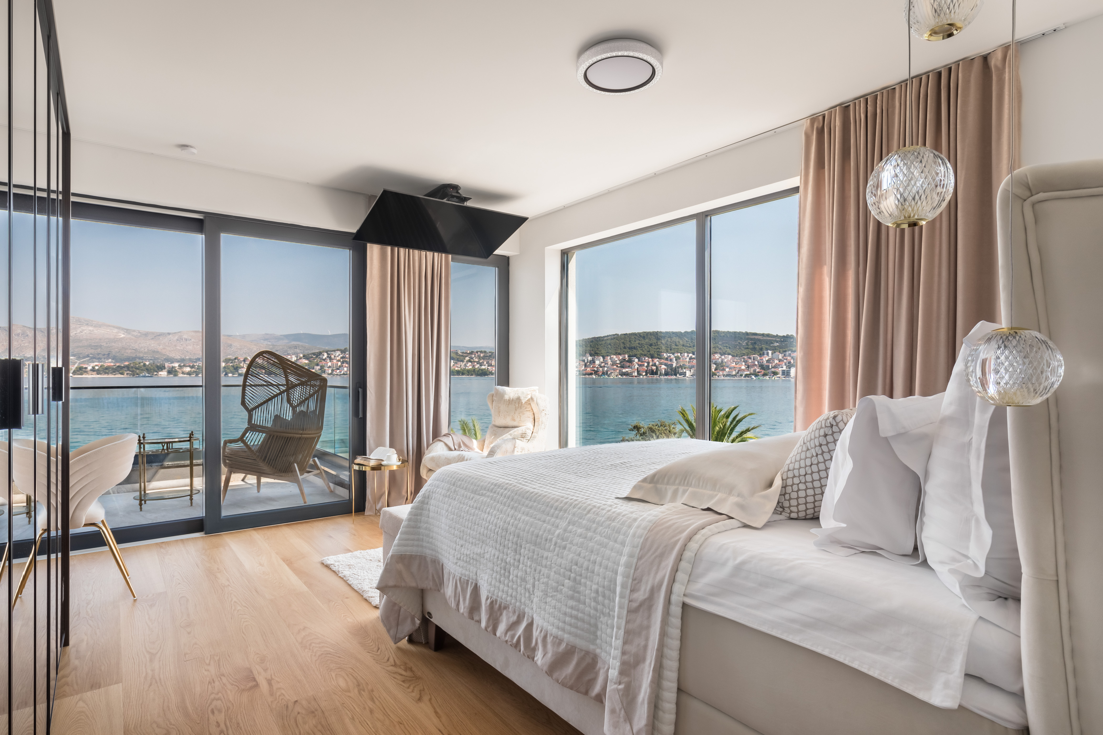 Villa Palace Al Nera Lujo En El Mar Con 2 Piscinas Y Saunas - Okrug Gornji