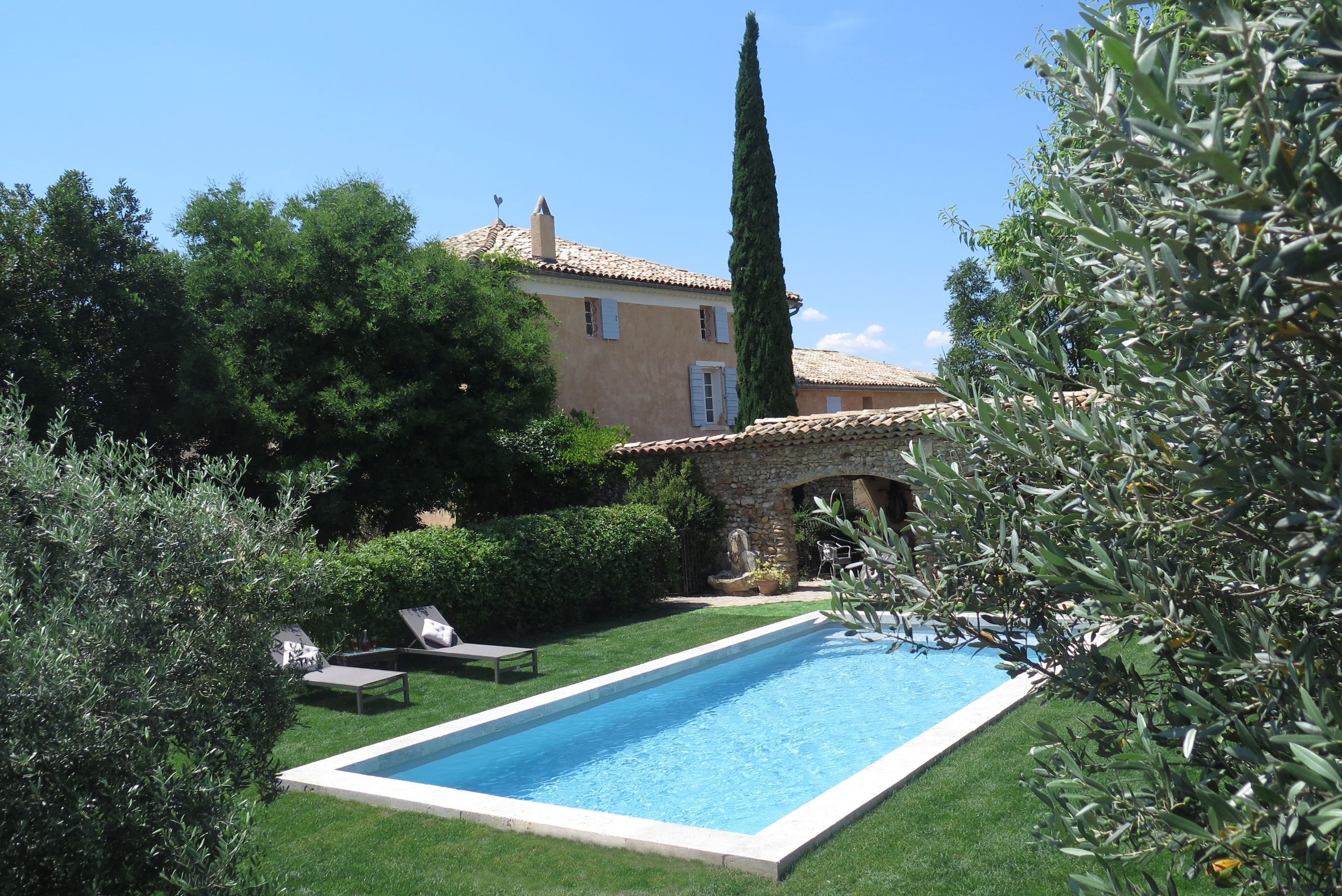 Elegante Bastide Del Xviii Secolo In Provenza Con Vista Panoramica E Piscina Pri - Gréoux-les-Bains
