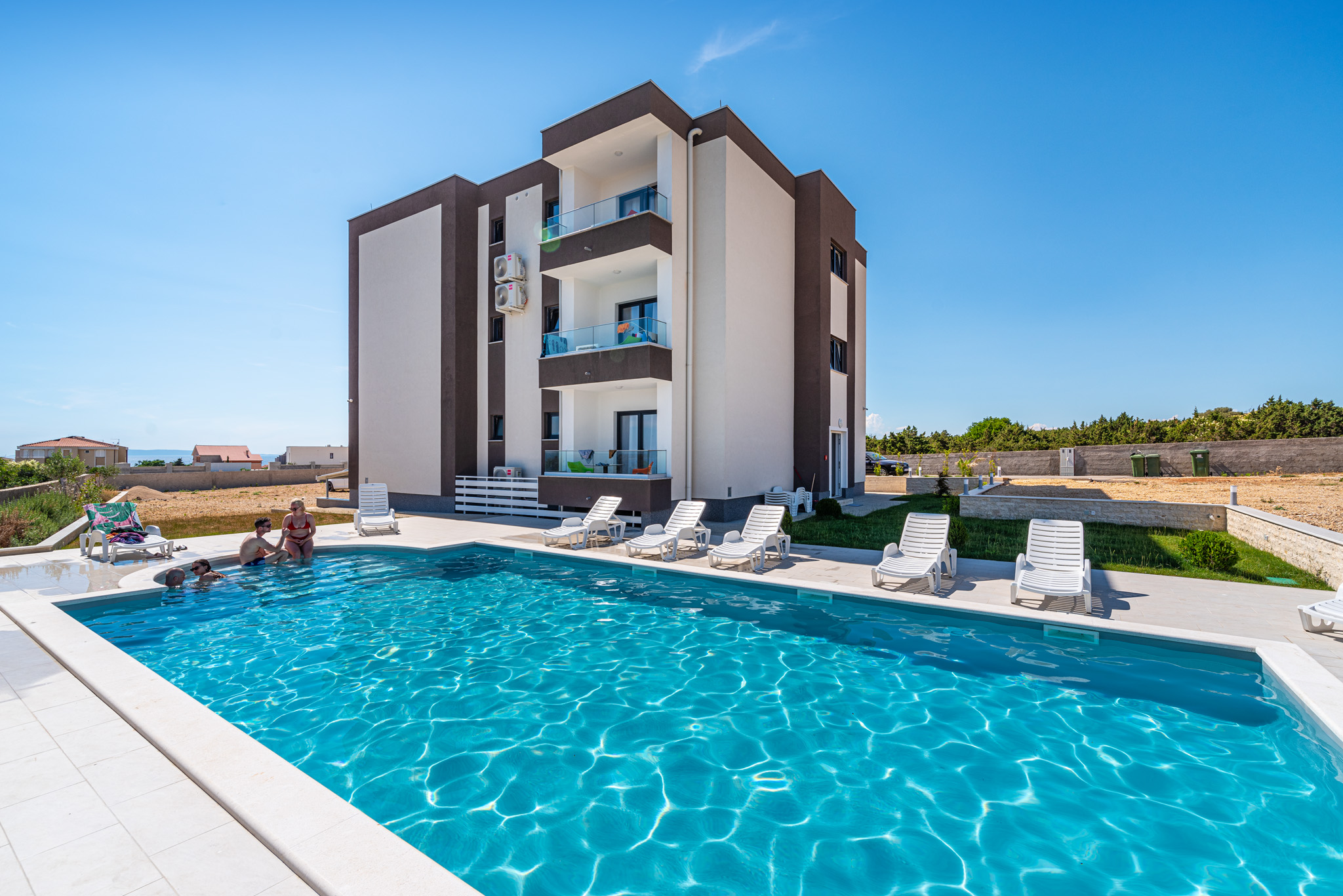Deluxe Villa Laura With Pool Studio 5b - Stara Novalja