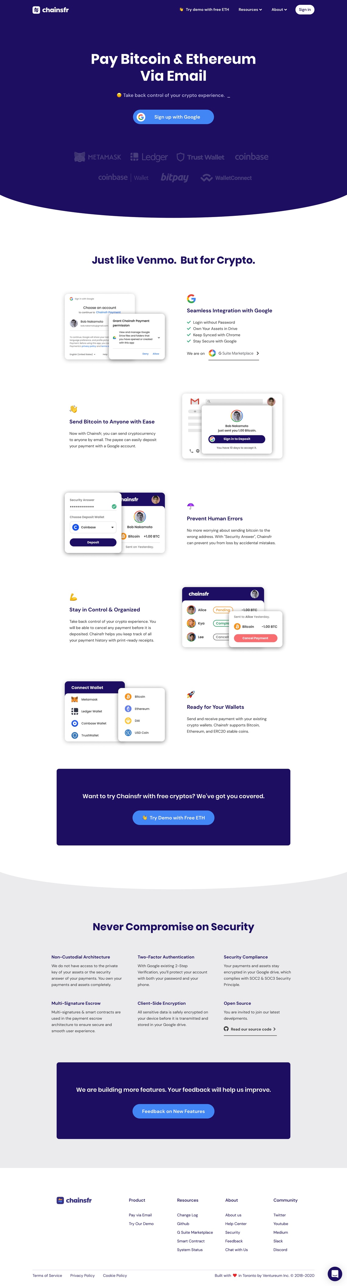 Chainsfr - | Land-book - the finest hand-picked website inspirations