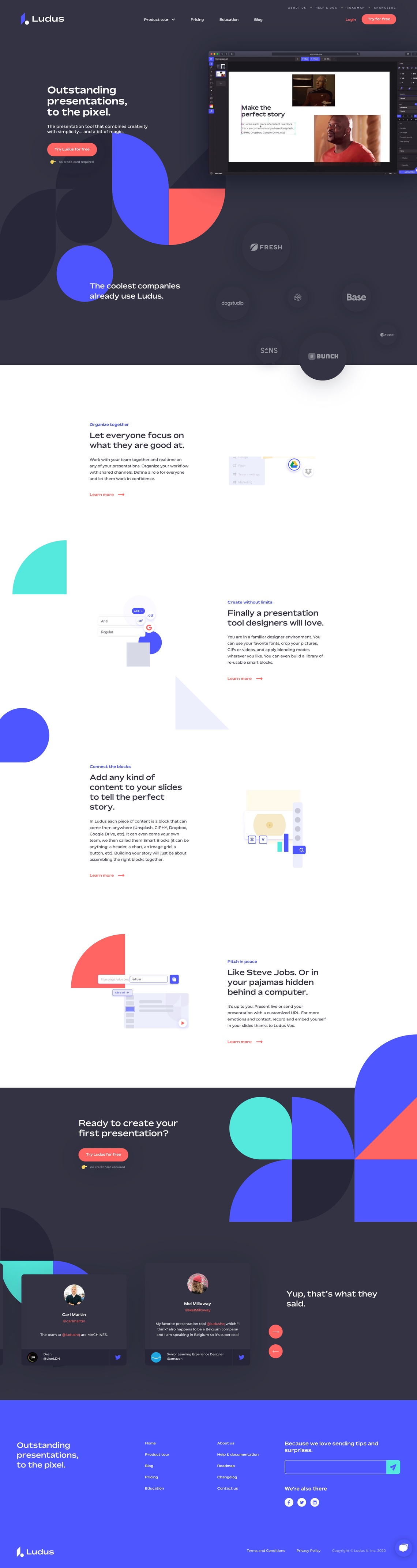 Ludus | Land-book - the finest hand-picked website inspirations