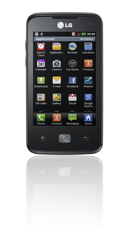 LG Optimus Hub - Android med lang batteritid