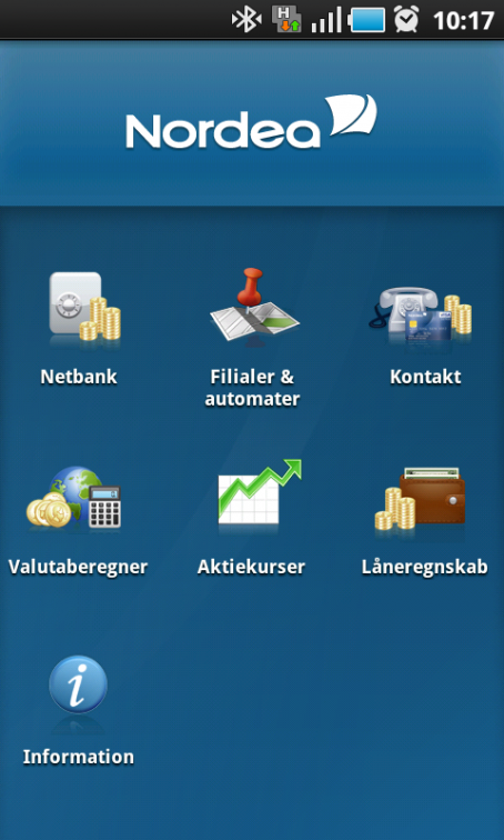 Nordea er klar med netbank på Android
