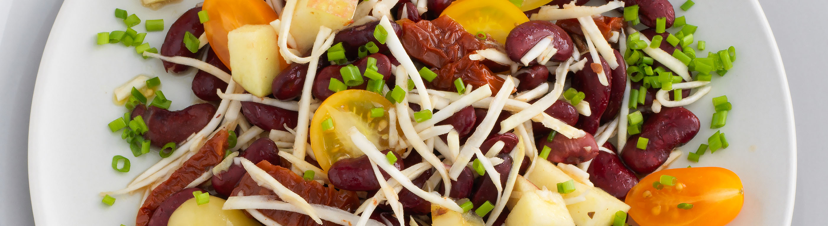 Salade de haricots rouges à la pomme | recettes | Kuhn Rikon