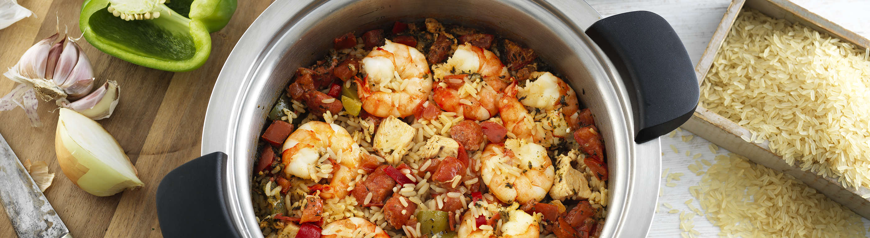 Arroz jambalaya | recetas | Kuhn Rikon