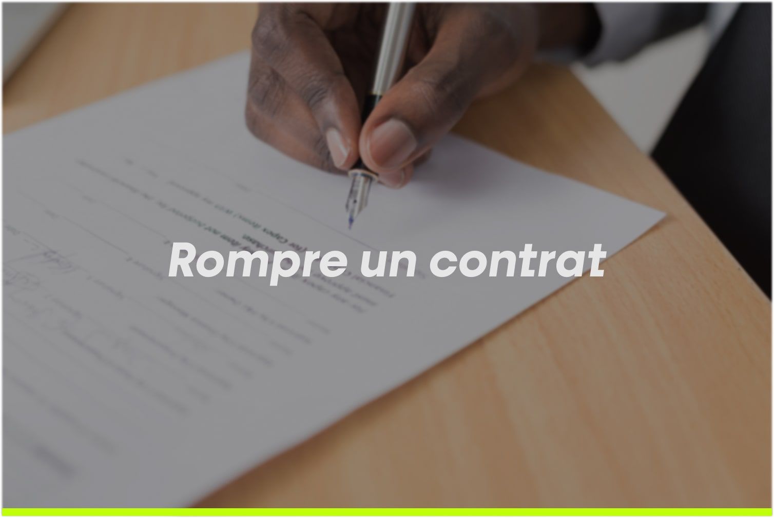 Comment rompre en anticipé son contrat d'intérim