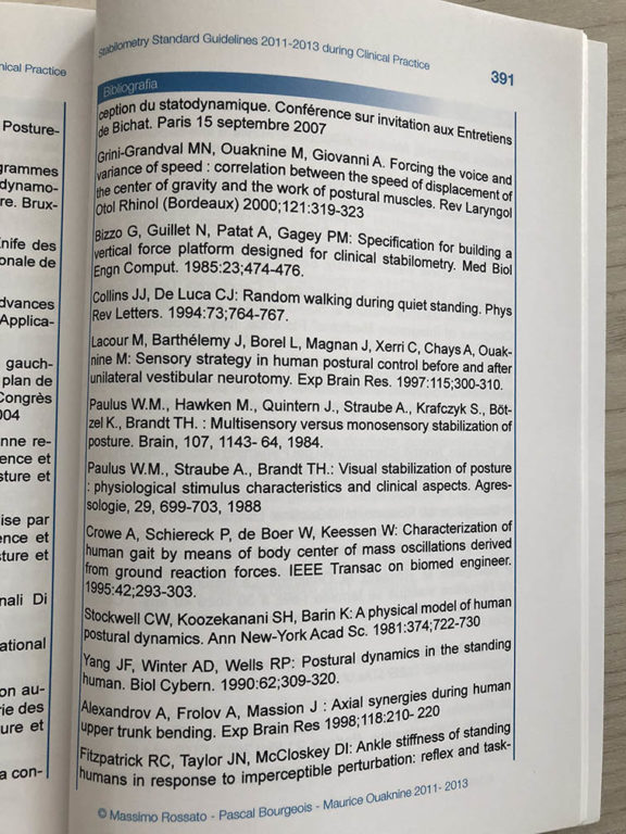 stabilometry guidelines bibliografia » SprintIT
