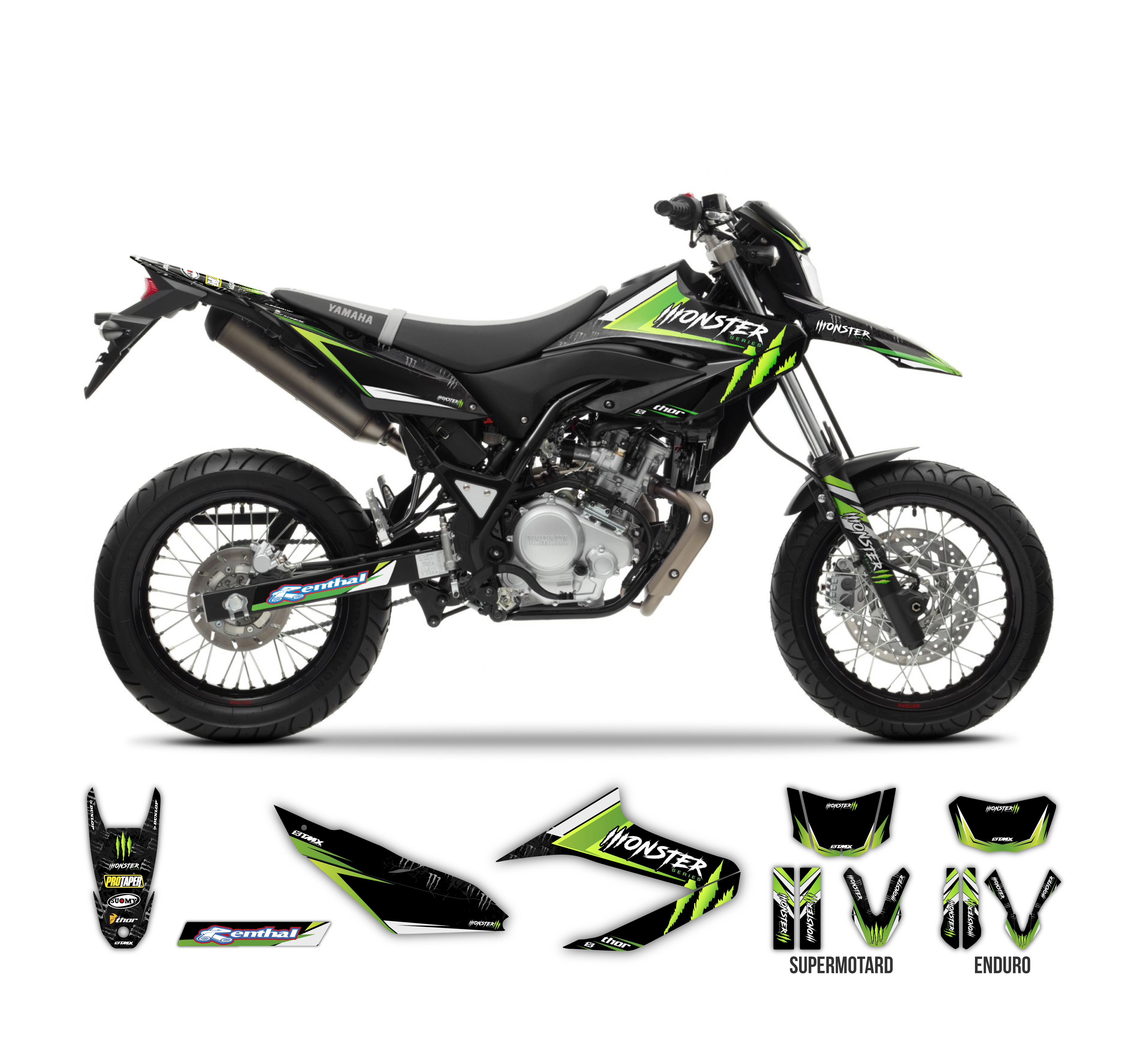 YAMAHA WR 125 R/X - Monster Graphics Series | TMX Graphics