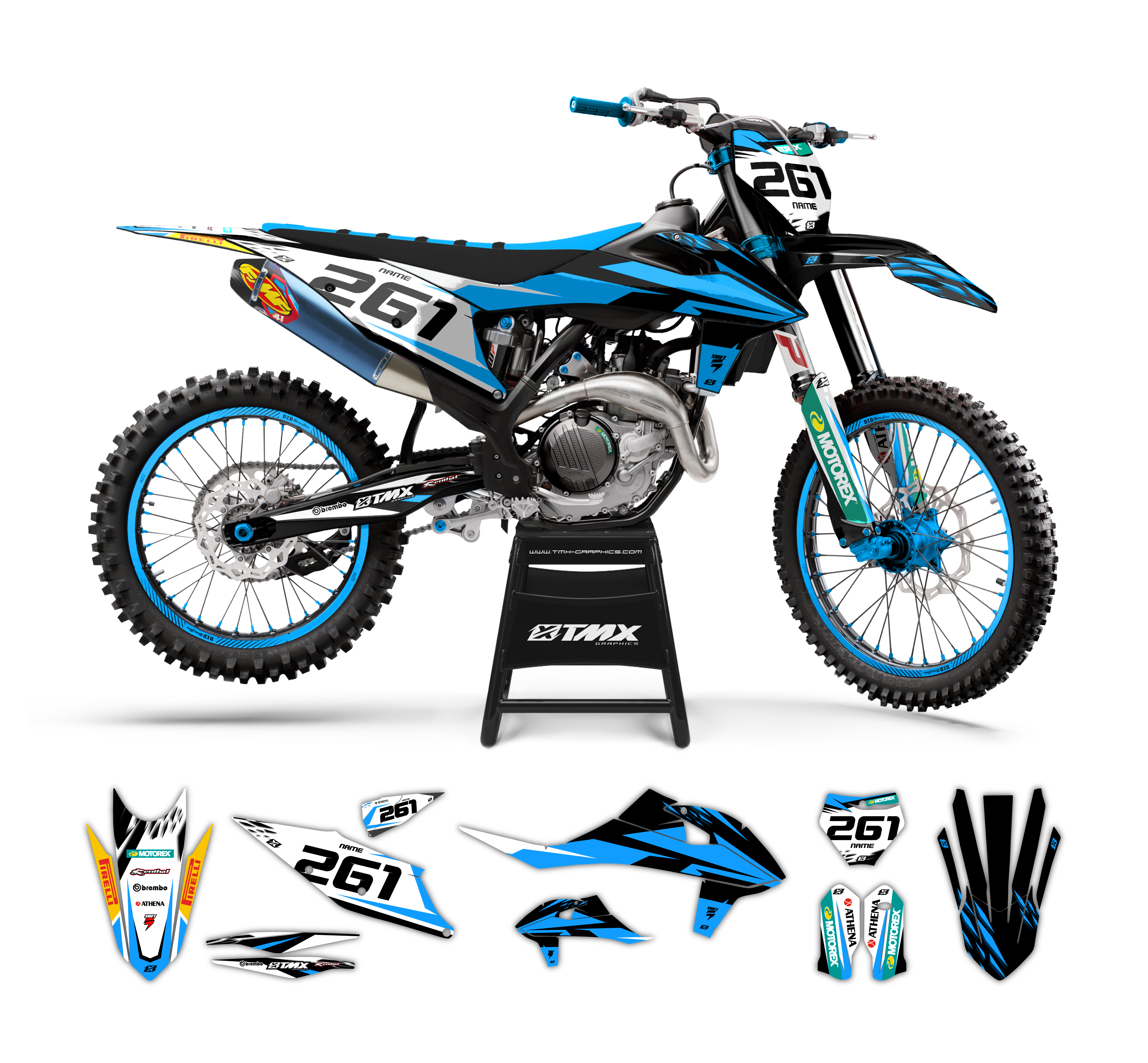 KTM - ARROW SERIES (DUO) - MX GRAPHICS KIT | TMX Graphics