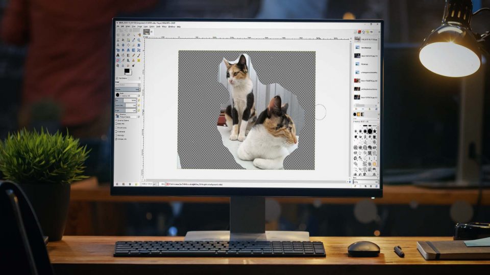 GIMP: So machst Du den Hintergrund transparent