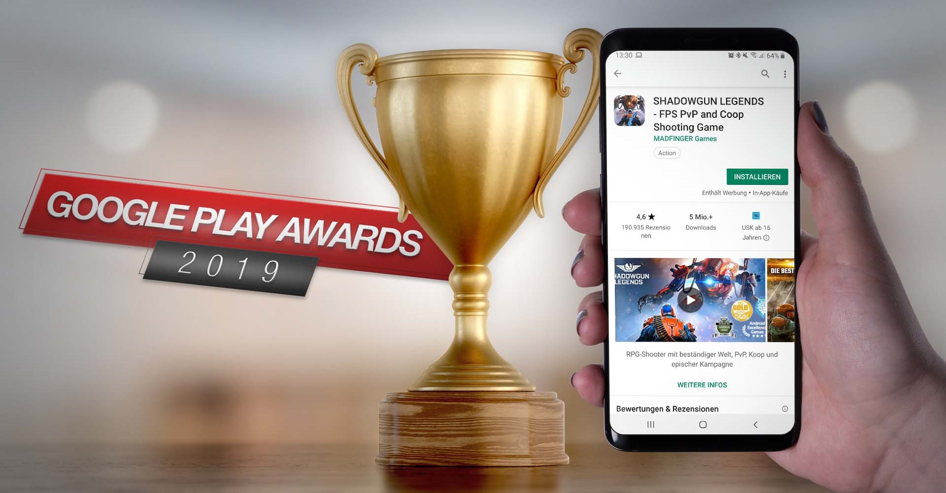 Google Play Awards 2019: Diese Apps und Spiele haben gewonnen