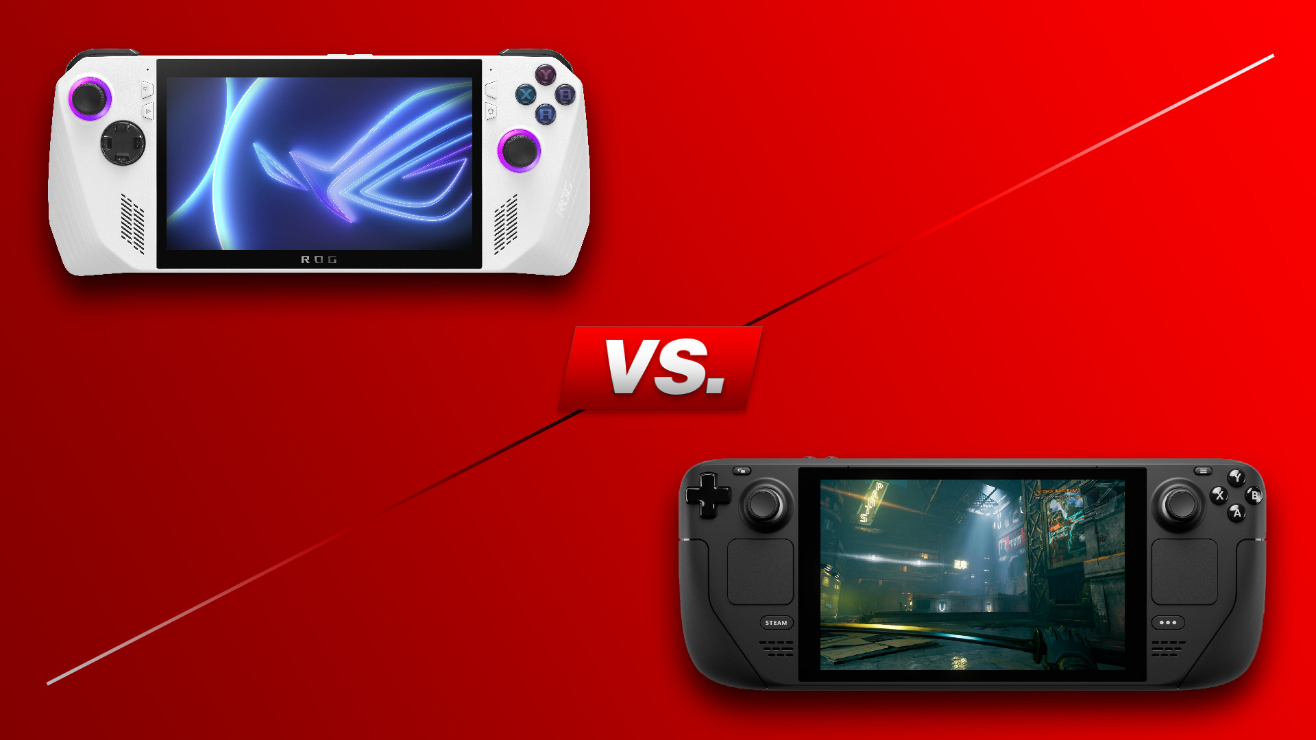 Asus ROG Ally vs. Steam Deck: Handheld-Konsolen im Vergleich