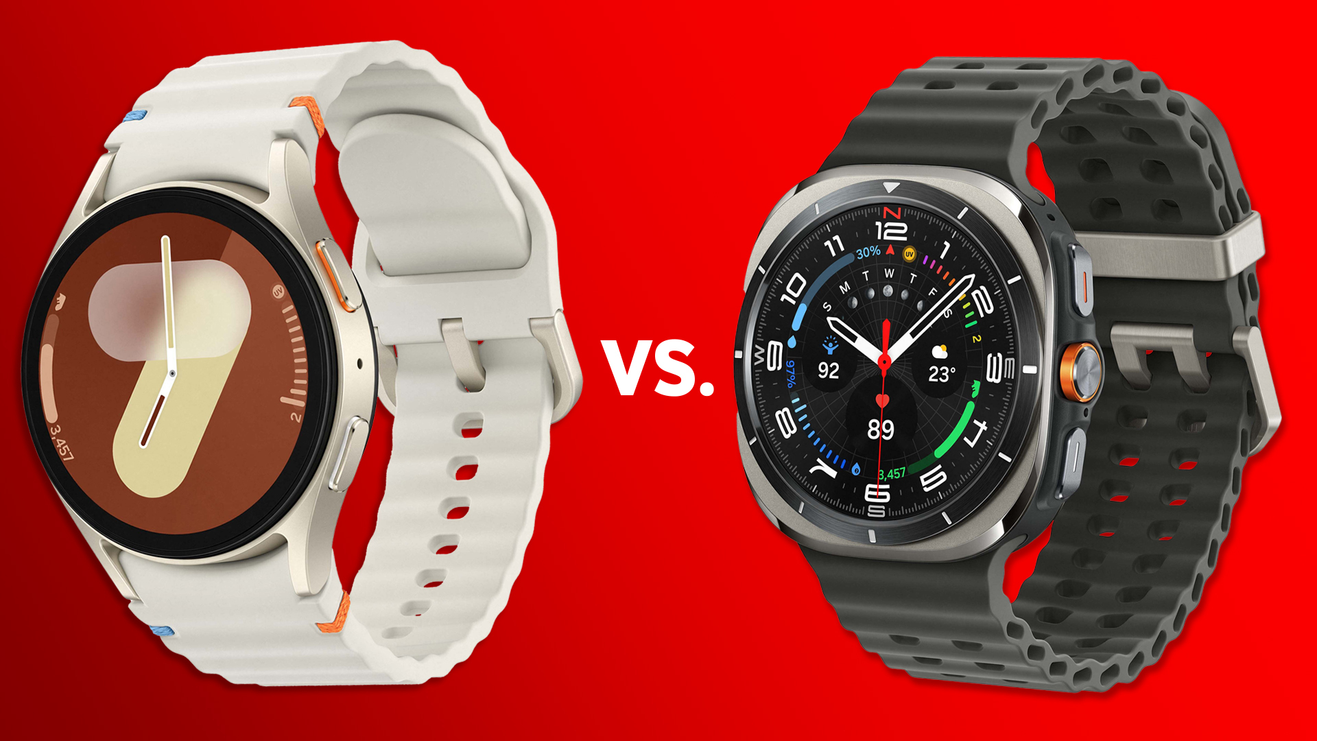 Galaxy Watch7 vs. Galaxy Watch Ultra: Der Vergleich