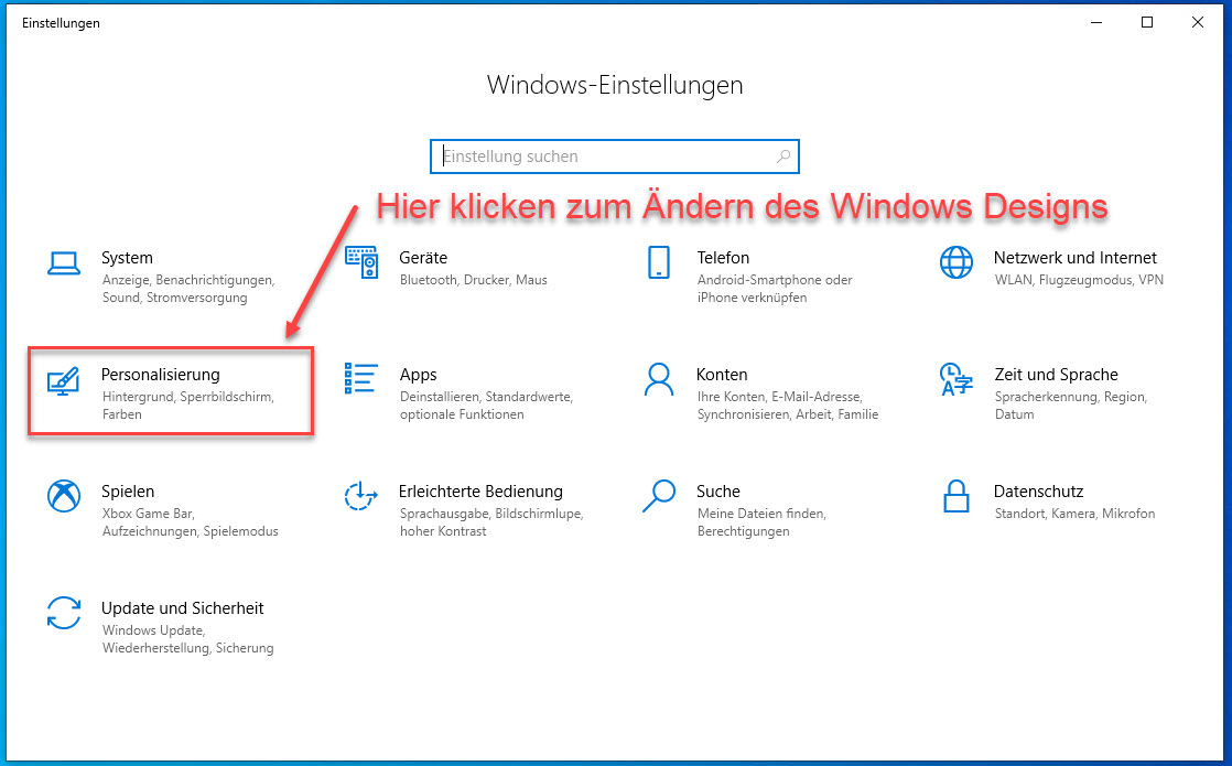 Windows 10 neue Design einrichten | IT-LEARNER