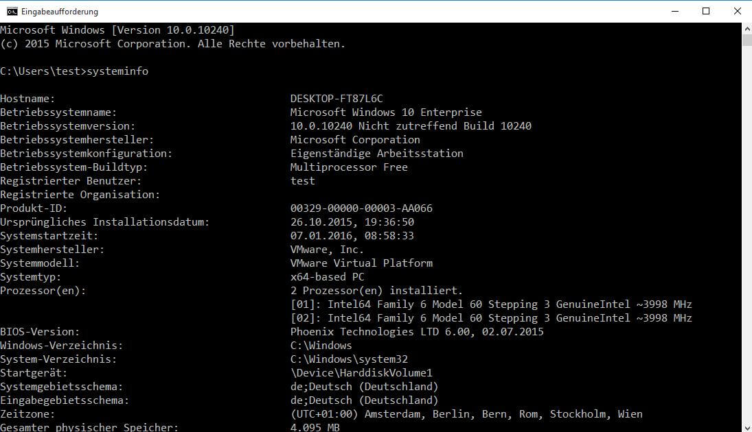 Windows 10 Systeminformationen auslesen | IT-Learner.de