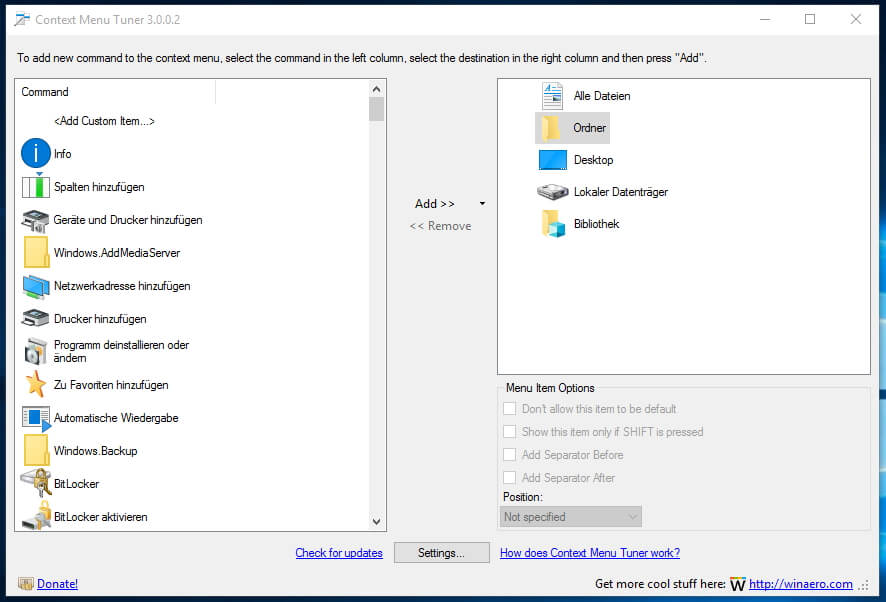 Kontextmenü und Windows anpassen | IT-Learner.de
