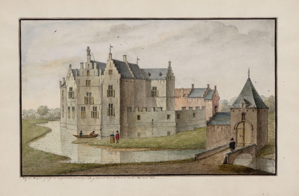 Zicht op het Hof van Muizen, alias het Muysenhuys, Muizenhuis, Hof Ter ...