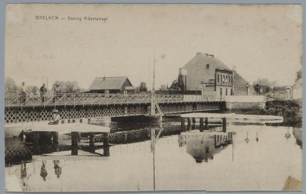 De 'Walem-Brug' over de Nete, draaibrug | Regionale Beeldbank