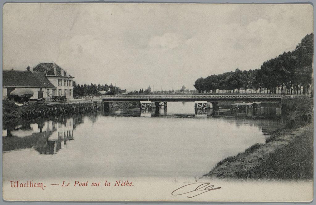 De 'Walem-brug' over de Nete | Regionale Beeldbank